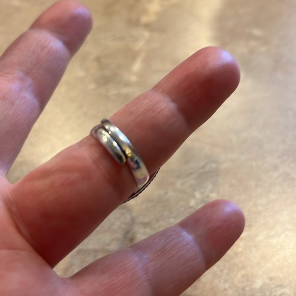 Jewelry | Native American Womens Navajo White Stone Howlite Jumbo Ring ...